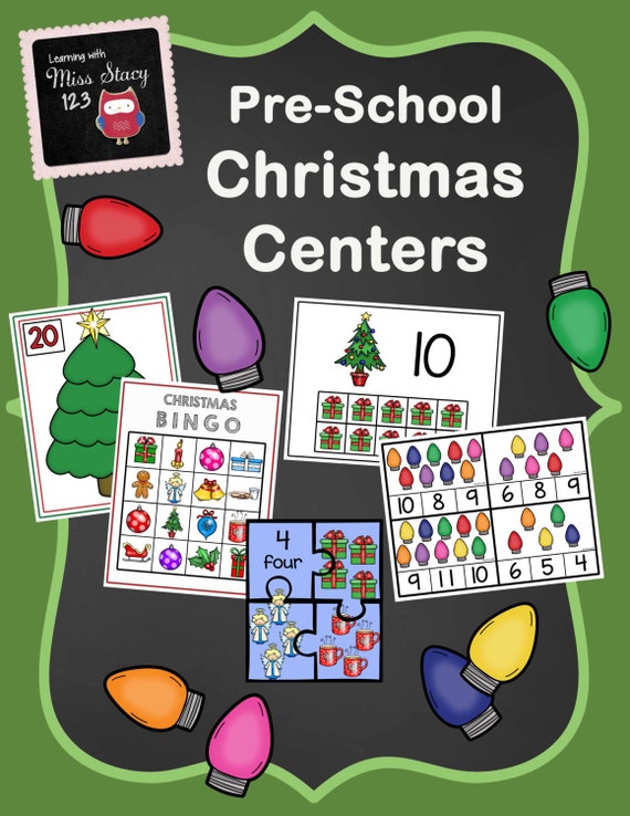 Christmas Preschool Learning Centers Hands On Christmas Centers For