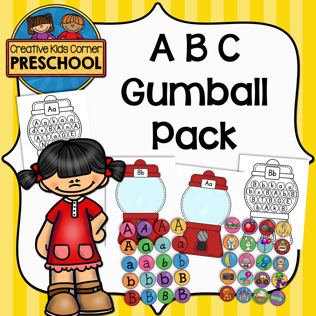 ABC Gumball Packet {preschool & Kindergarten Educational Resource ...