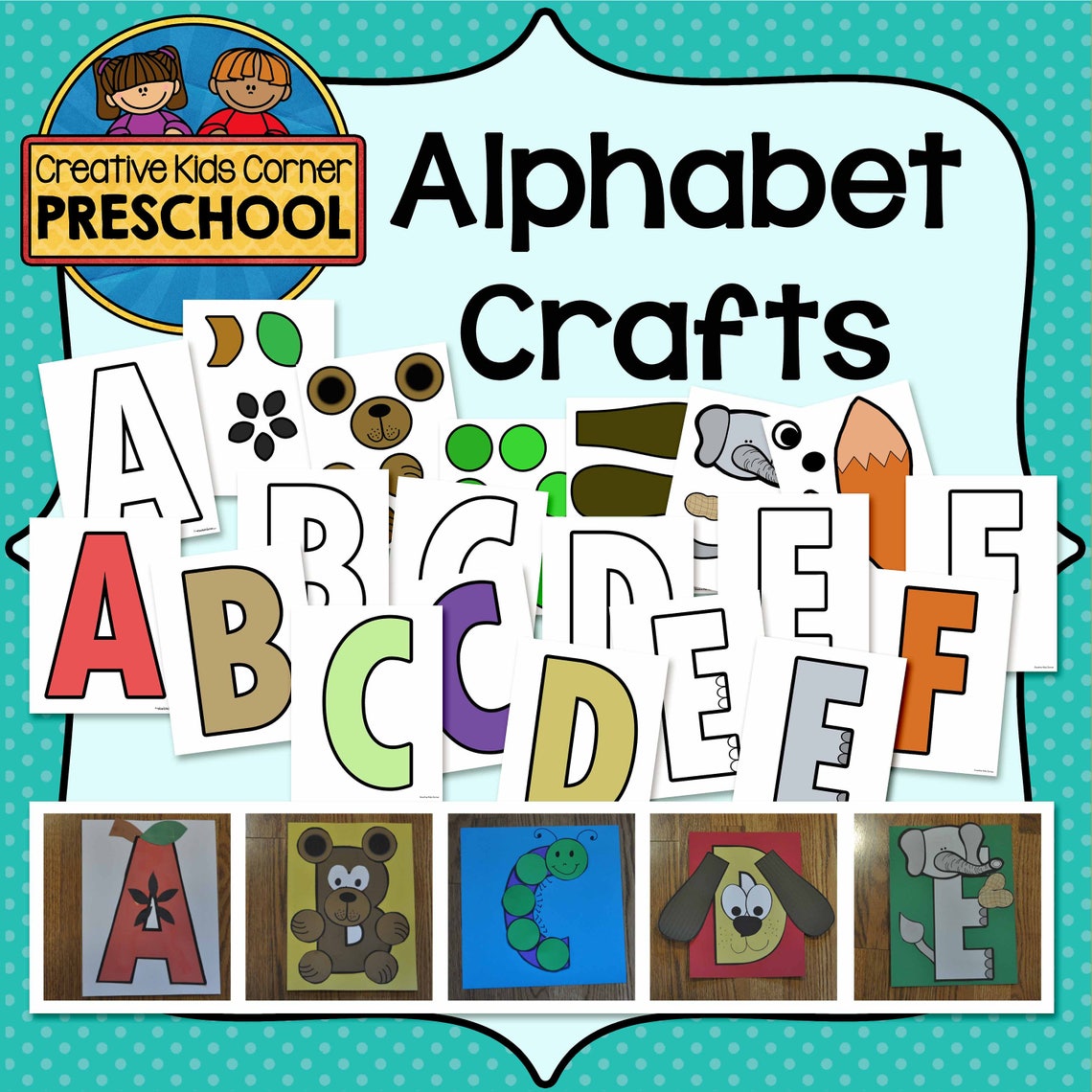 Alphabet Crafts {preschool and Kindergarten Educational Activities} - Etsy