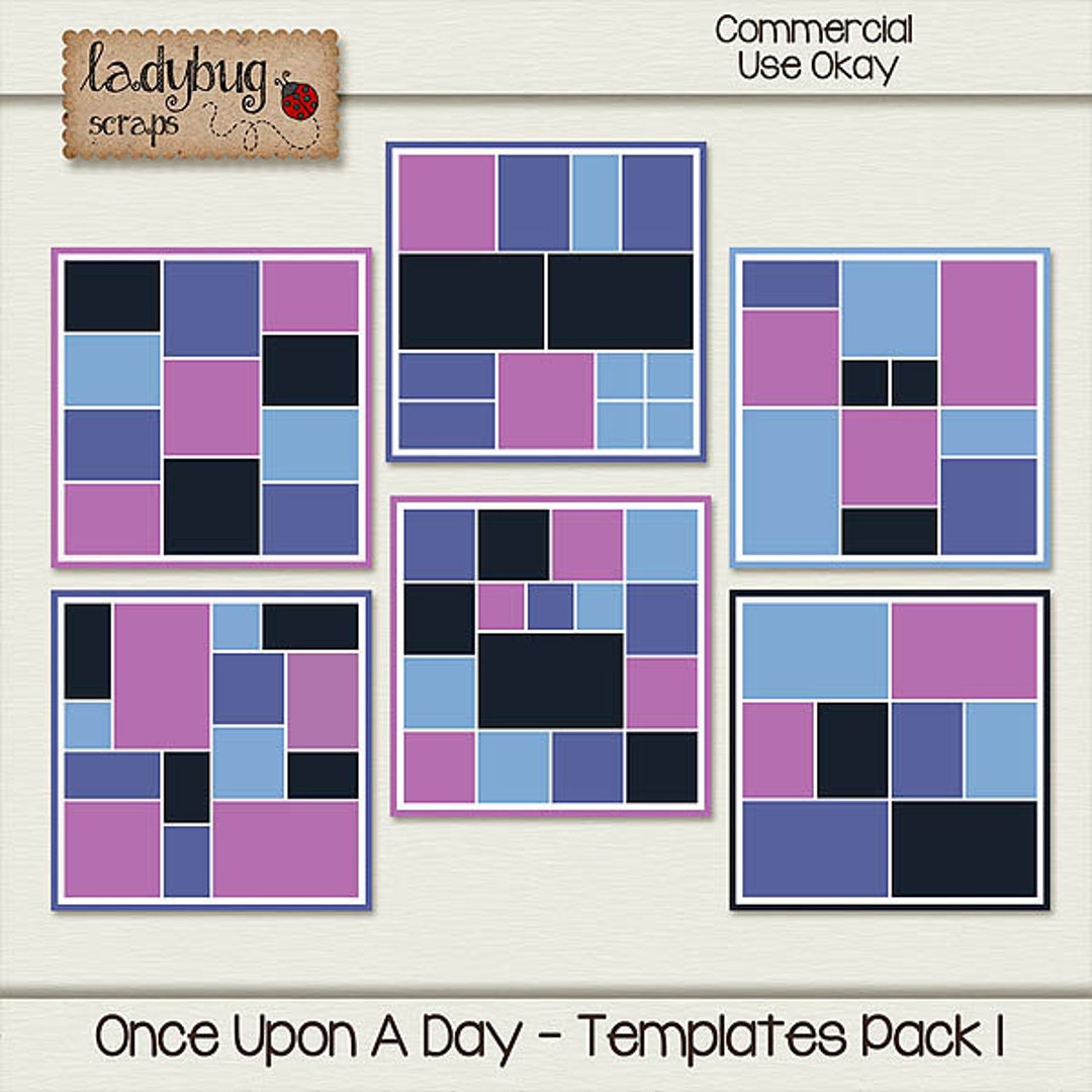 once-upon-a-day-digital-templates-pack-1-etsy
