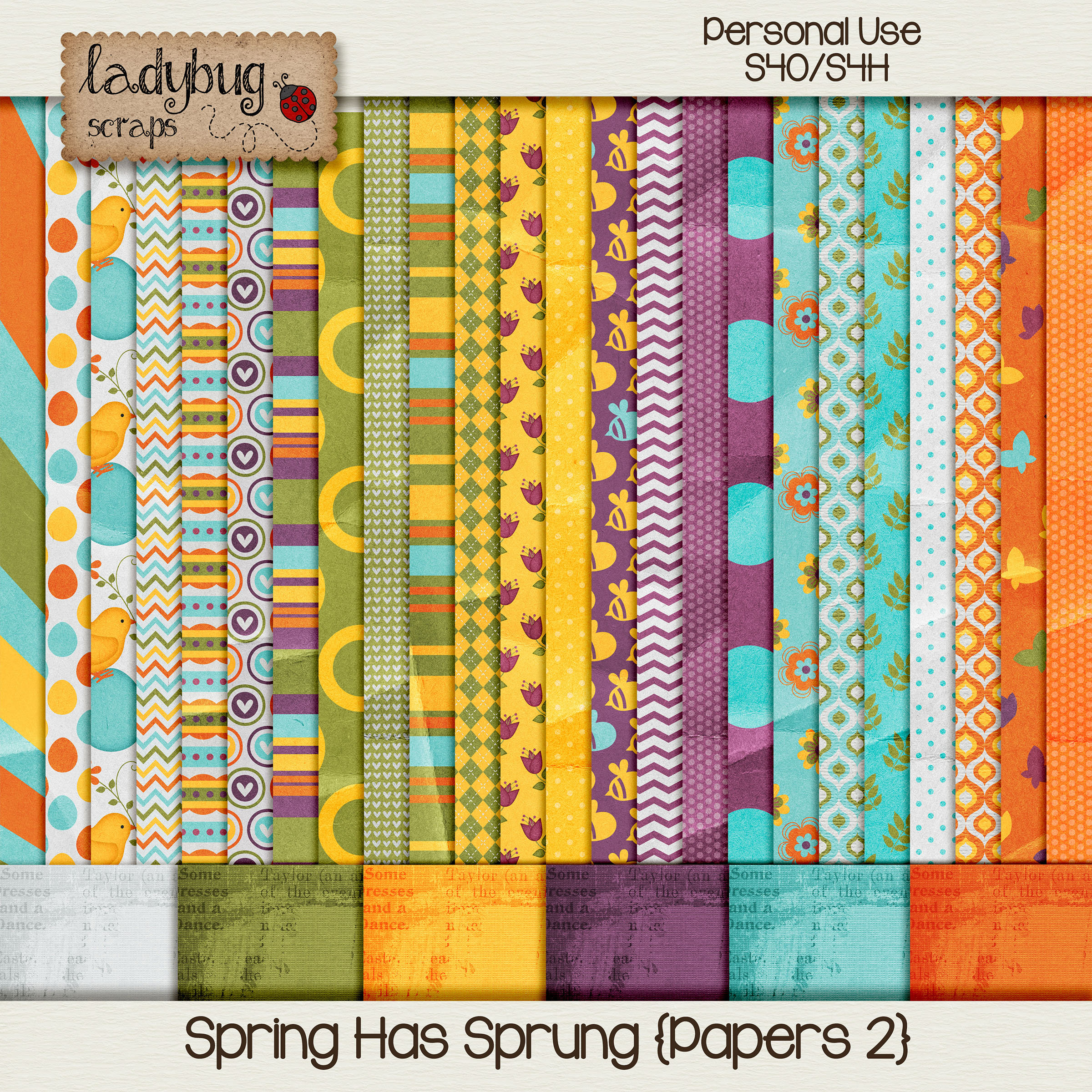 Spring Has Sprung {mega Kit} Digital Scrapbooking Kit - Etsy