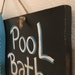 Pool Bathroom Sign, Flip Flops, Summer Decor, Pool Decorations, Pool ...