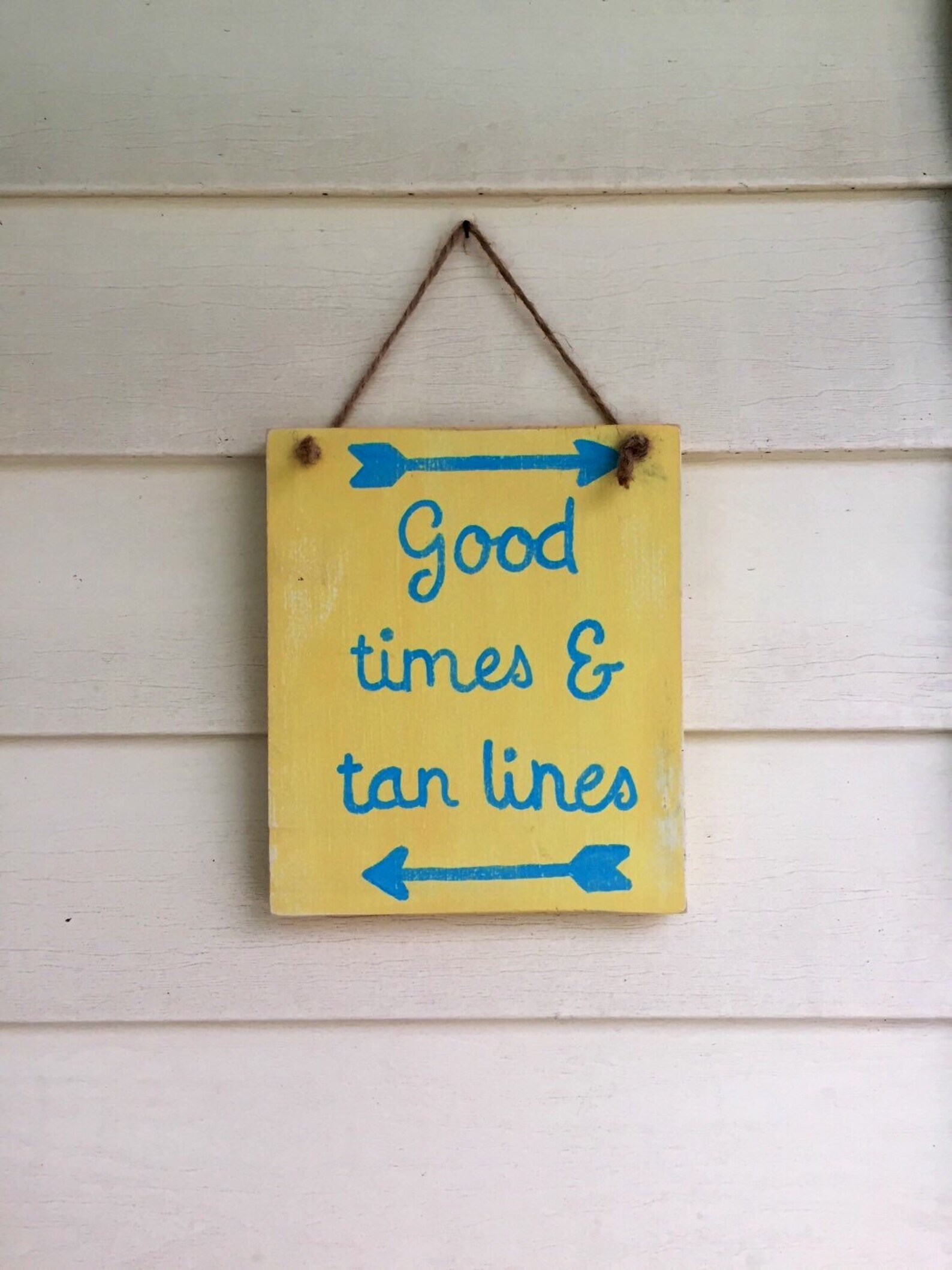 Good Times and Tan Lines Beach Sign Beach Decor Arrows - Etsy