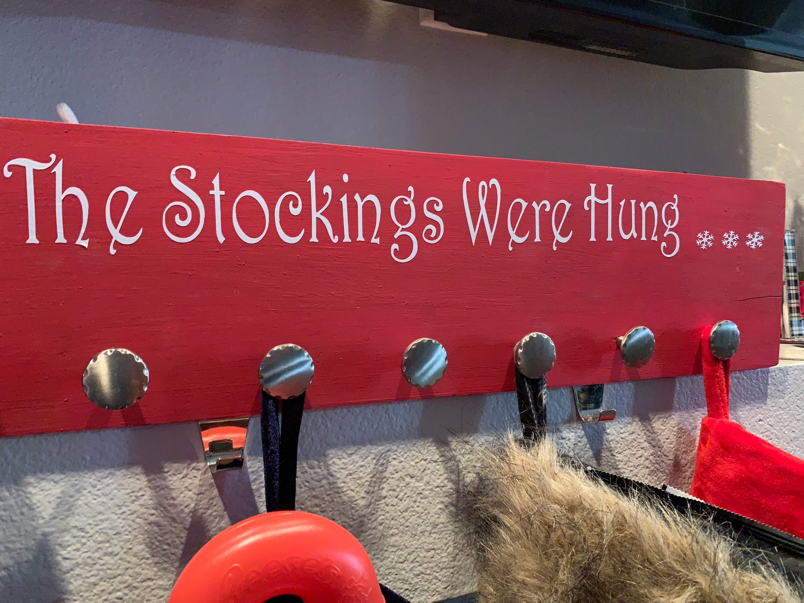 The Stockings Were Hung Christmas Stockings Holder Christmas - Etsy