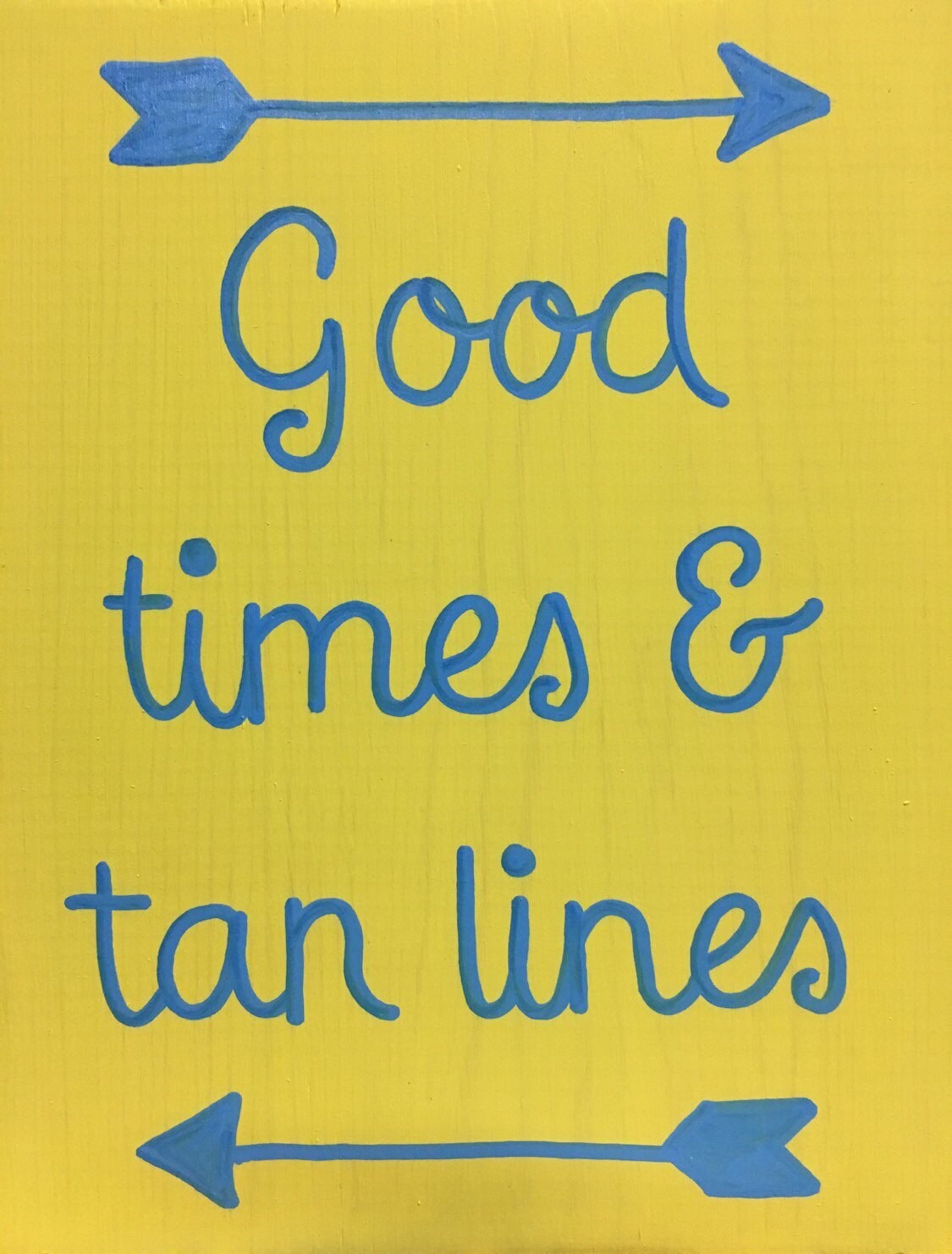 Good Times and Tan Lines Beach Sign Beach Decor Arrows | Etsy