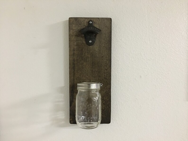 Bottle Opener Mason Jar Bottle Opener Beer Cap Catcher - Etsy Canada