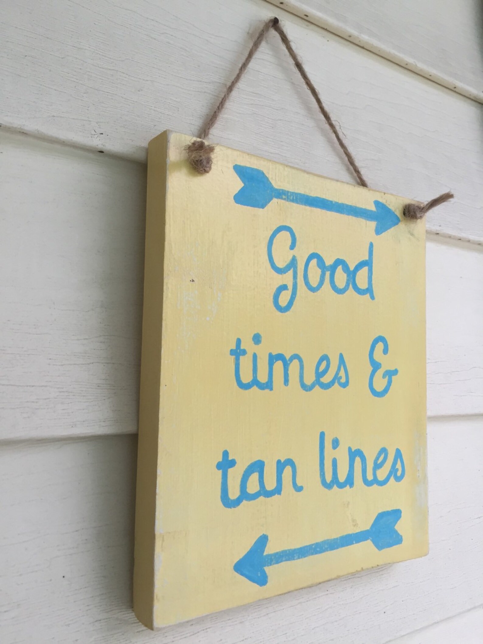Good Times and Tan Lines Beach Sign Beach Decor Arrows - Etsy