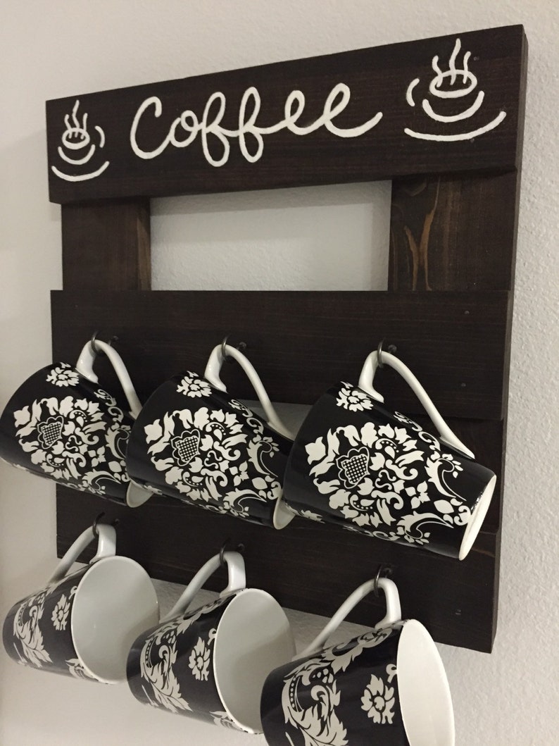 Coffee Mug Holder Coffee Mug Rack Coffee Cup Display Coffee - Etsy