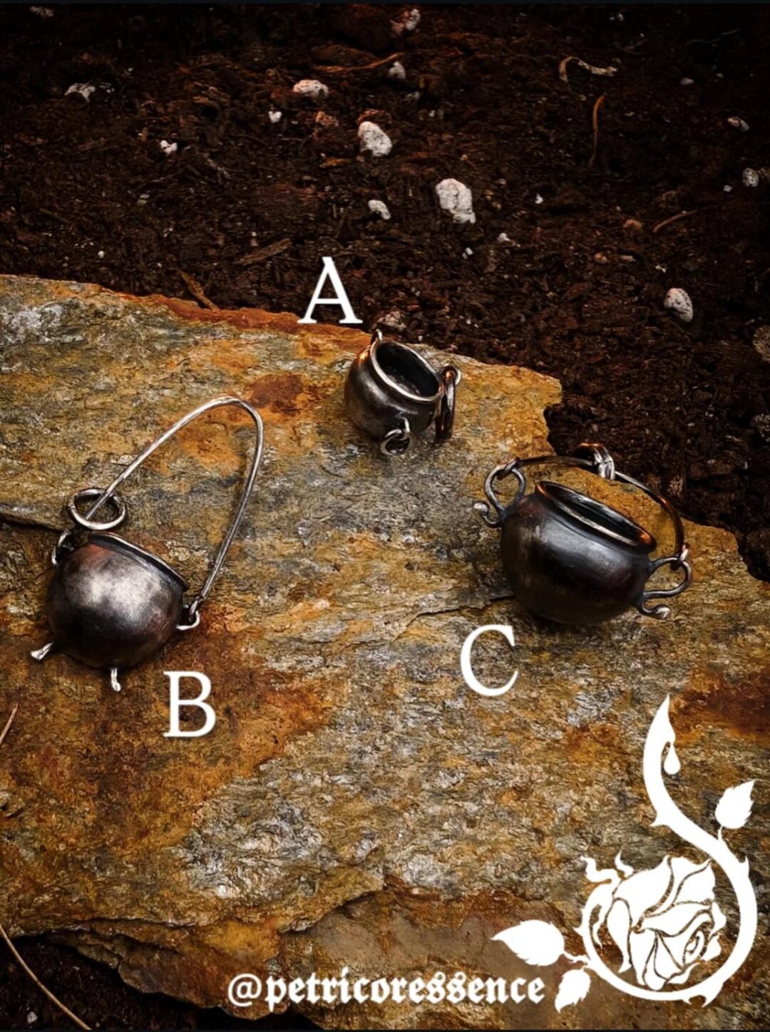 Cauldrons Sterling Silver Pendants - Etsy