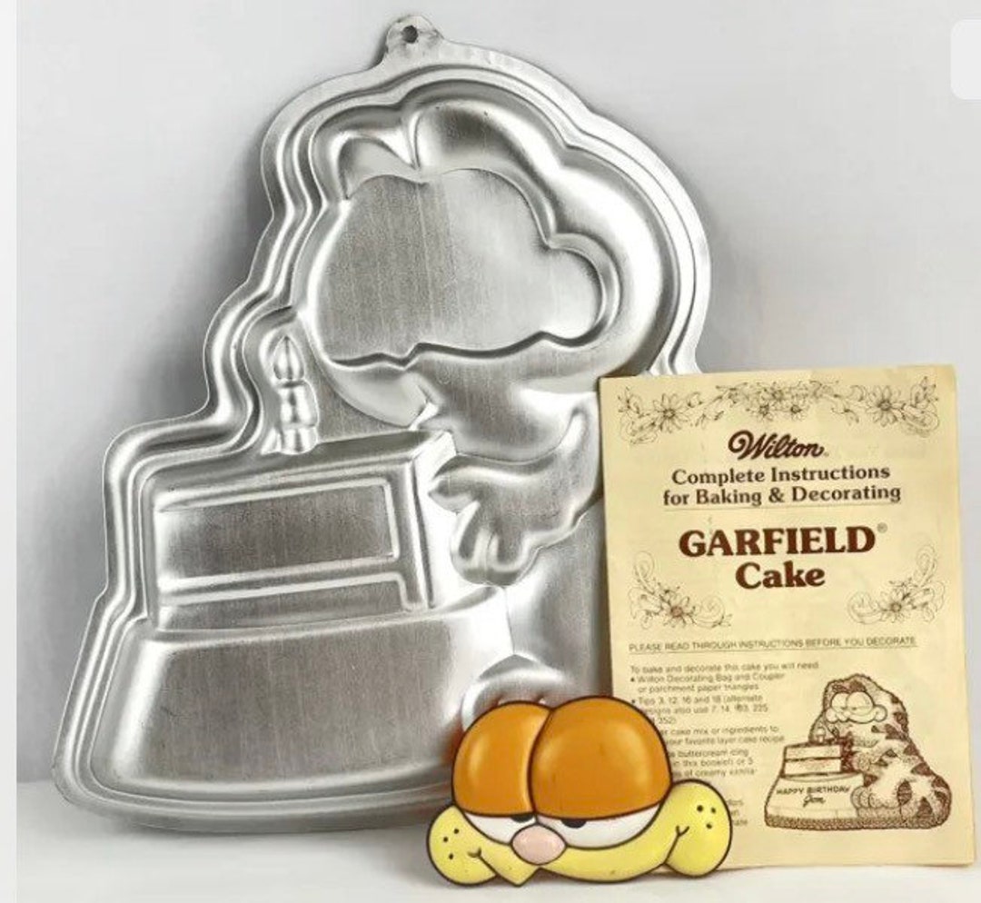 Wilton Vintage Cake Pan Garfield Aluminum Cake Pan Cake - Etsy