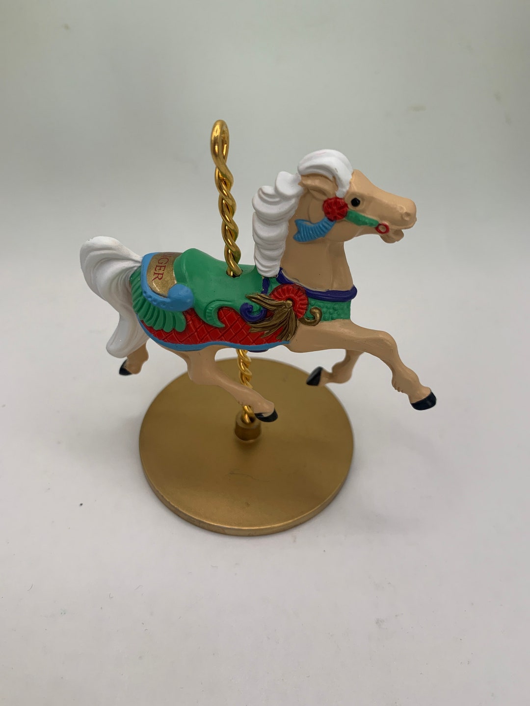 Vintage Carousel Horse Ginger Hallmark 1989 - Etsy