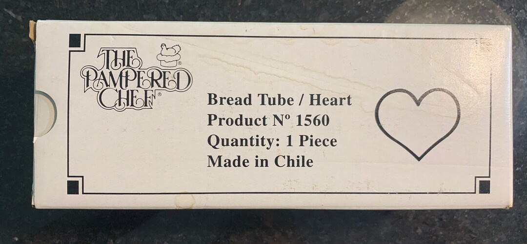 The Pampered Chef/bread Tube/heart Shape Bread Tube/molds/entertaining ...