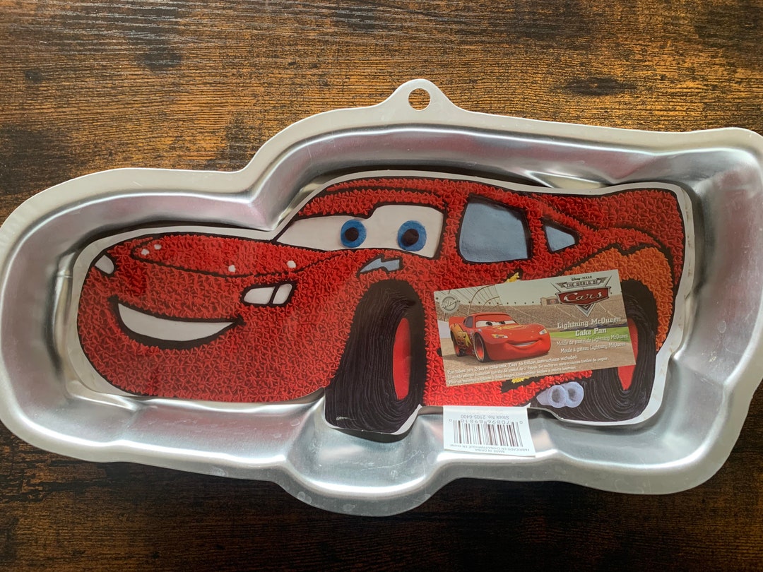 Wilton Lightning Mcqueen Race Car Cake Pan, Cars Cake Pan, the World of ...