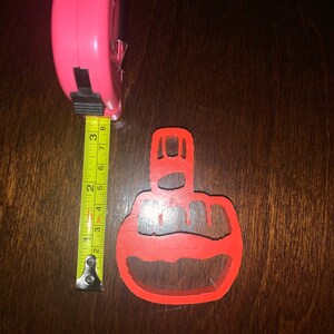 Cookie Cutters/middle Finger Cookie Cutter/cake Topper. Middle Finger ...