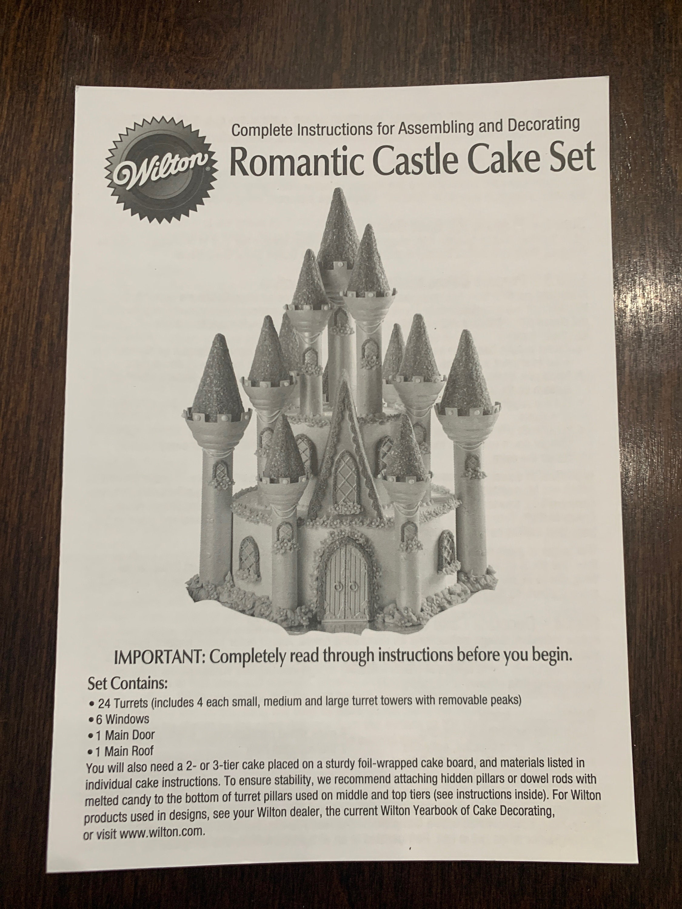 Wilton Princess Castle Cake
