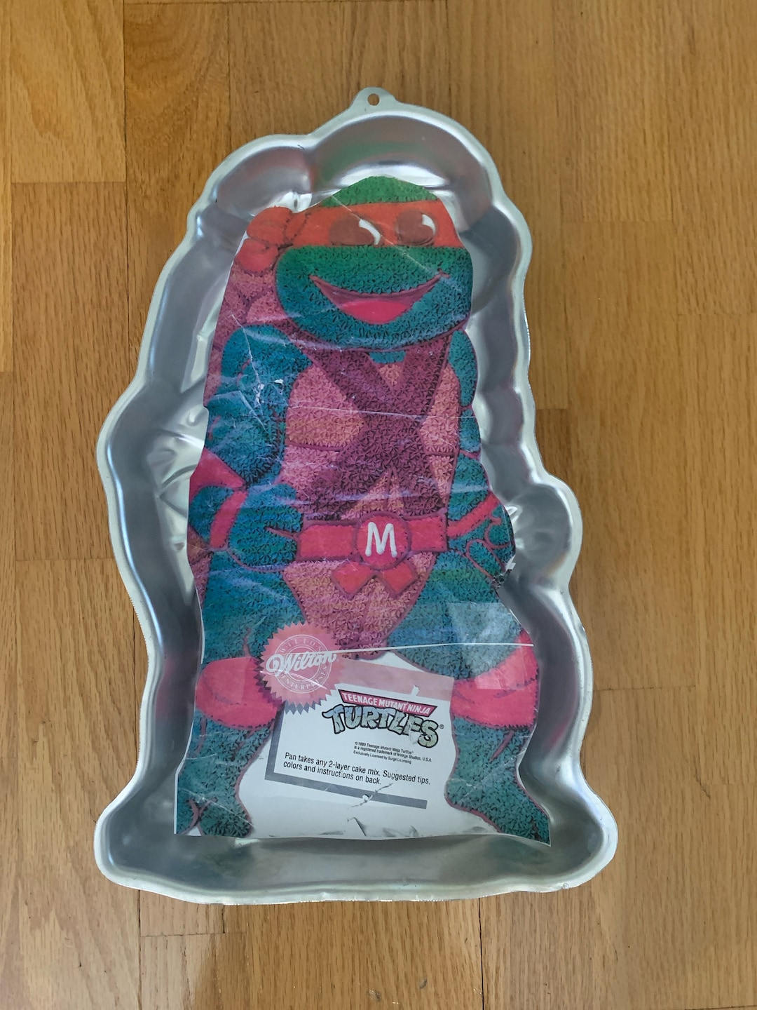 Vintage Wilton Teenage Mutant Ninja Turtles Cake Pan With Printed ...