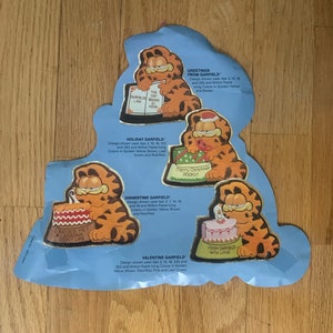 Wilton Vintage Cake Pan Garfield, Aluminum Cake Pan, Cake Decorating ...