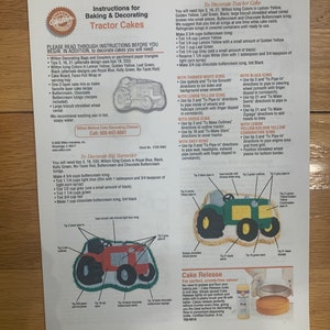 Wilton Vintage Tractor Cake Pan,retired Tractor Pan. Tractor Pan for ...