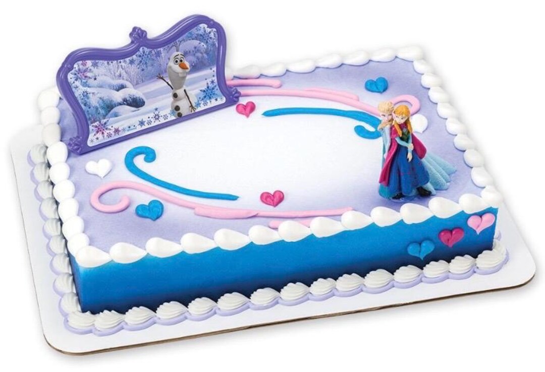 Decopac Cake Topper Set Frozen Follow Your Heart - Etsy