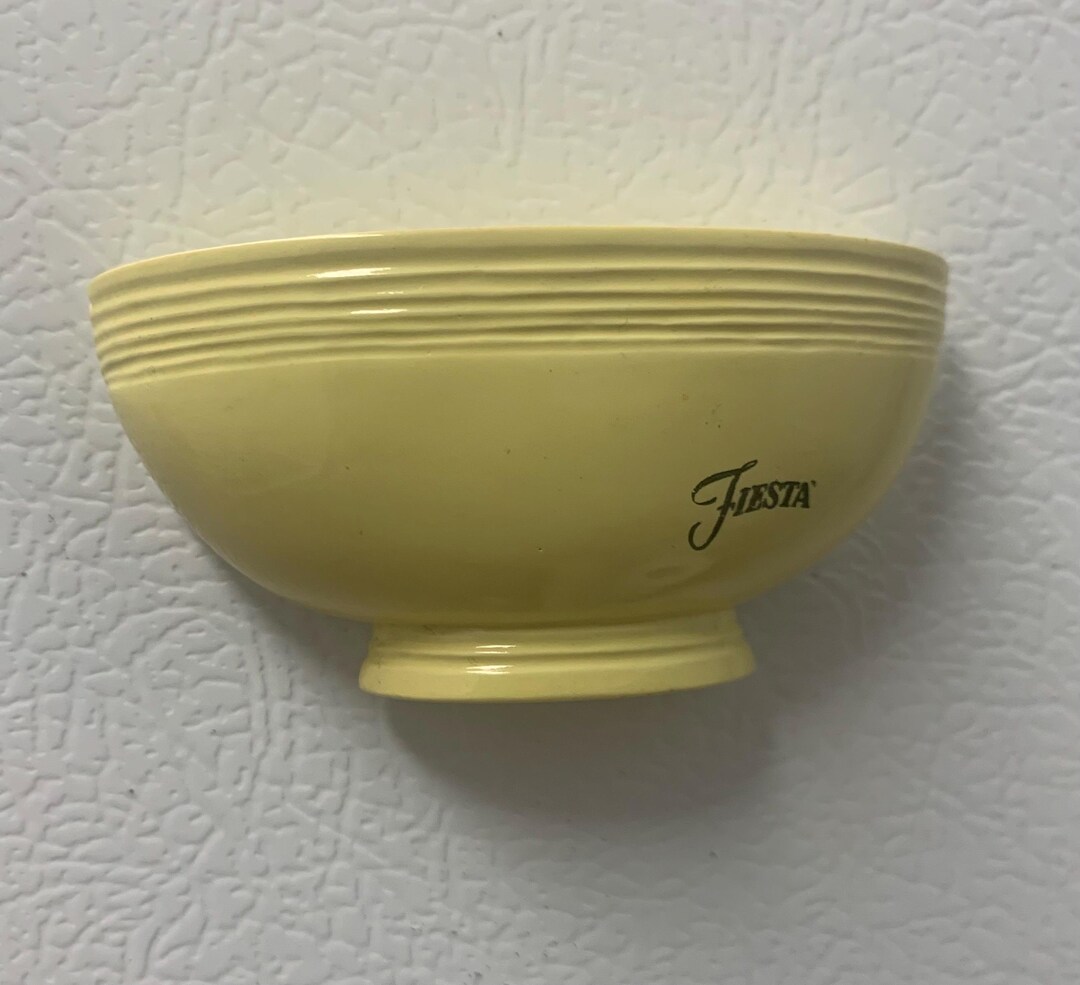 Fiestaware Refrigerator Magnets Yellow Mixing Bowl Ceramic. Genuine ...