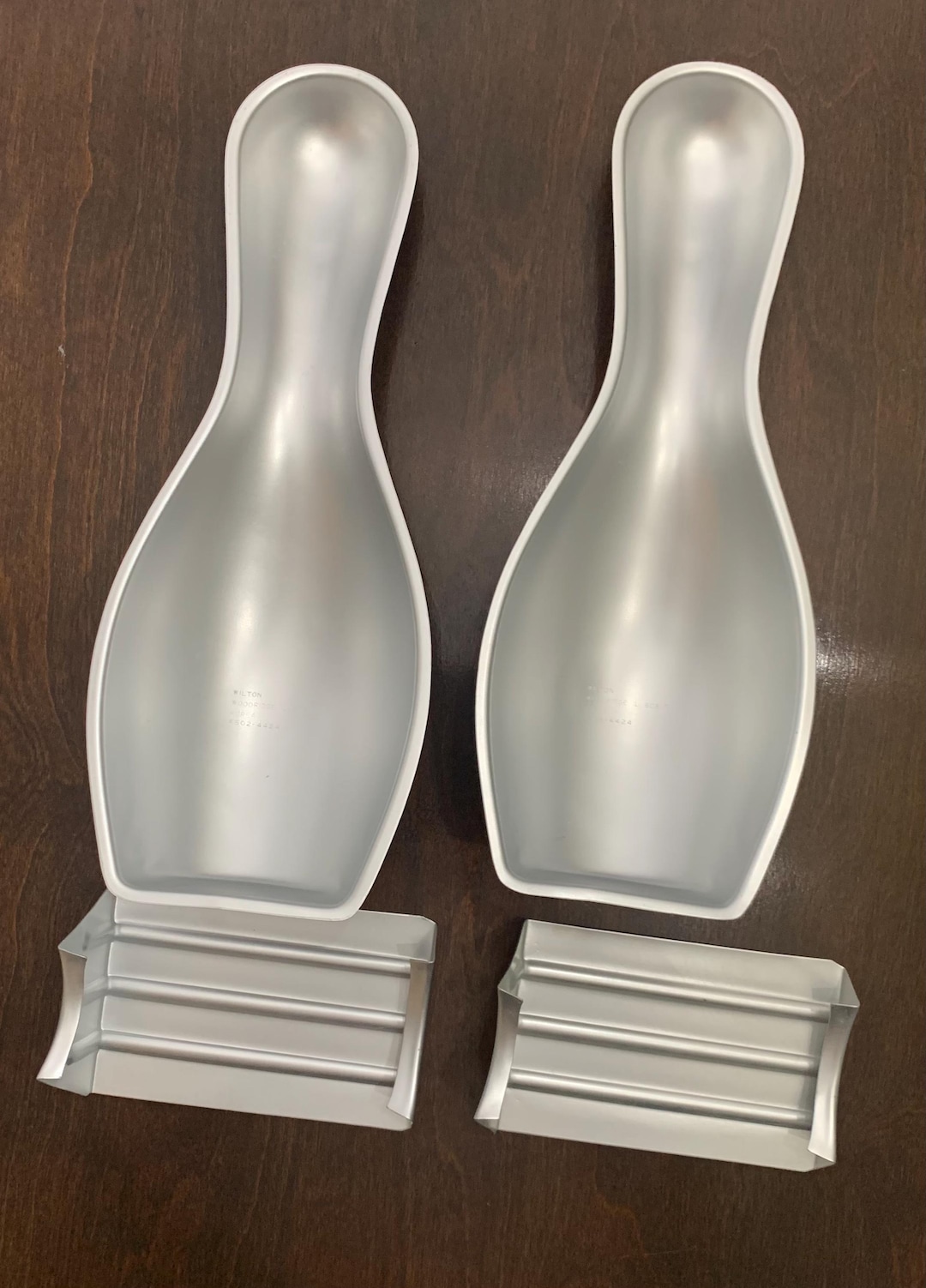Bowling Pin Cake Pan, Vintage Wilton Bowling Pin Cake Set With Vintage ...