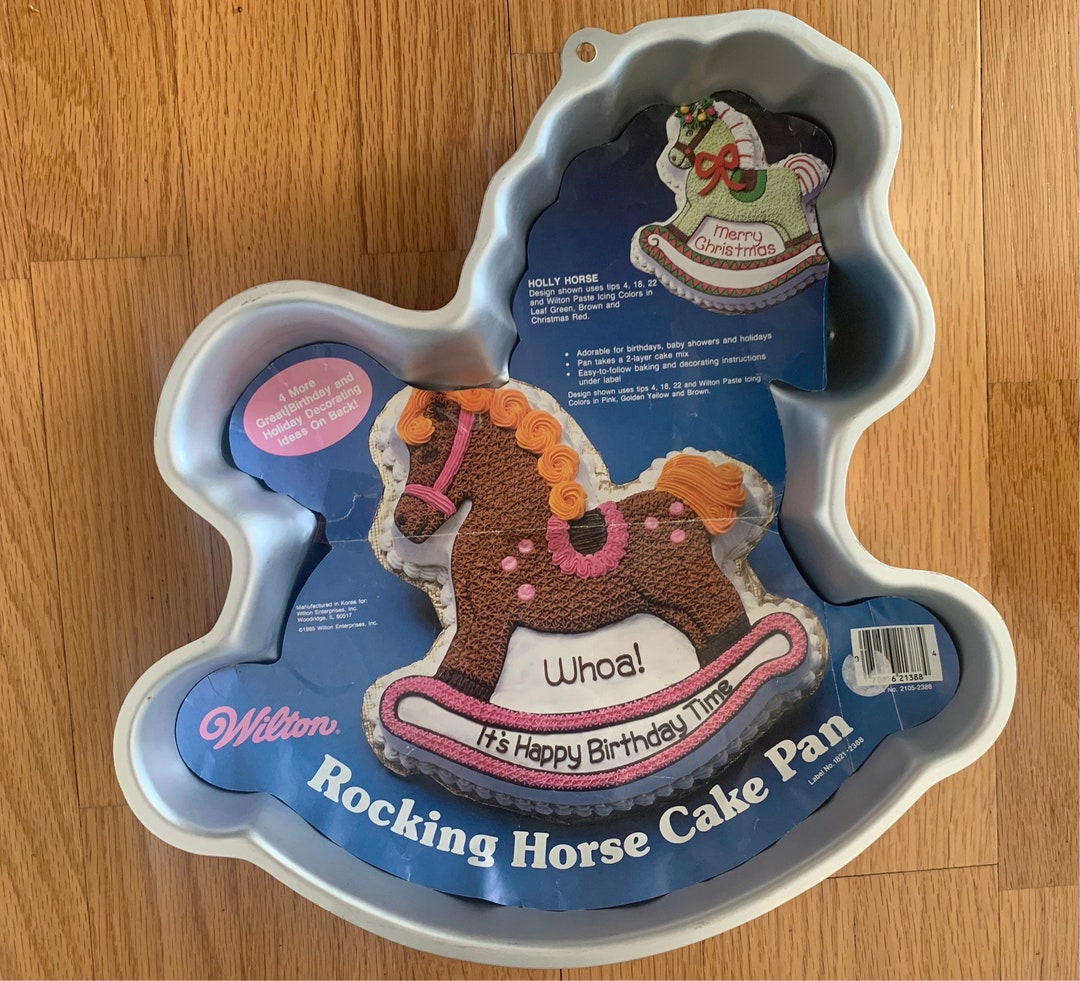 Rocking Horse Cake Pan,vintage Wilton 1984,merry Go Round Cake,kids ...