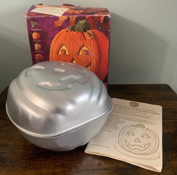Pumkin 3D Cake Pans vintage Wilton Jack O Lantern 3D Cake Pan halloween Cake Pan Aluminum Bake Pan Etsy UK