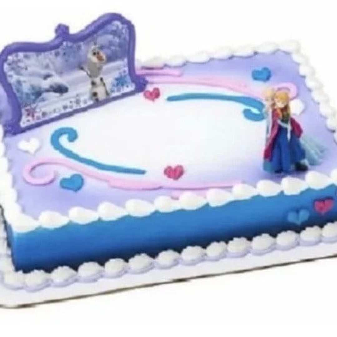 Decopac Cake Topper Set Frozen Follow Your Heart - Etsy