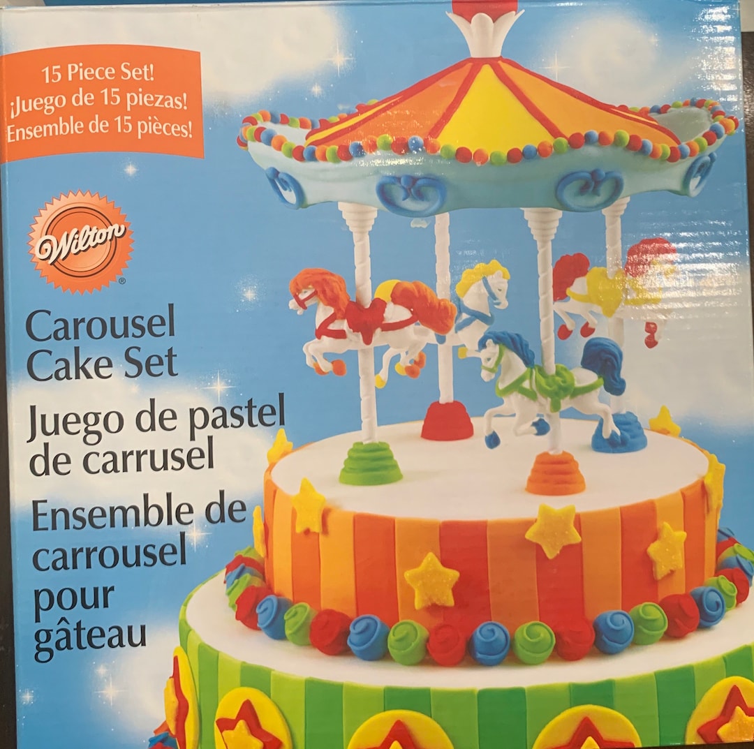 Carousel Cake Set, Wilton Carousel Cake Topper Set, Birthday Cakes ...