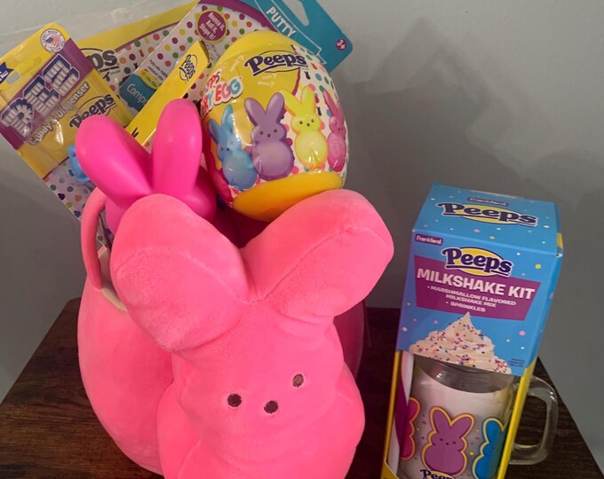 Peeps Plushie Easter Basket Bundle New, Peeps Easter Baskets, Kids Easter Baskets - Etsy