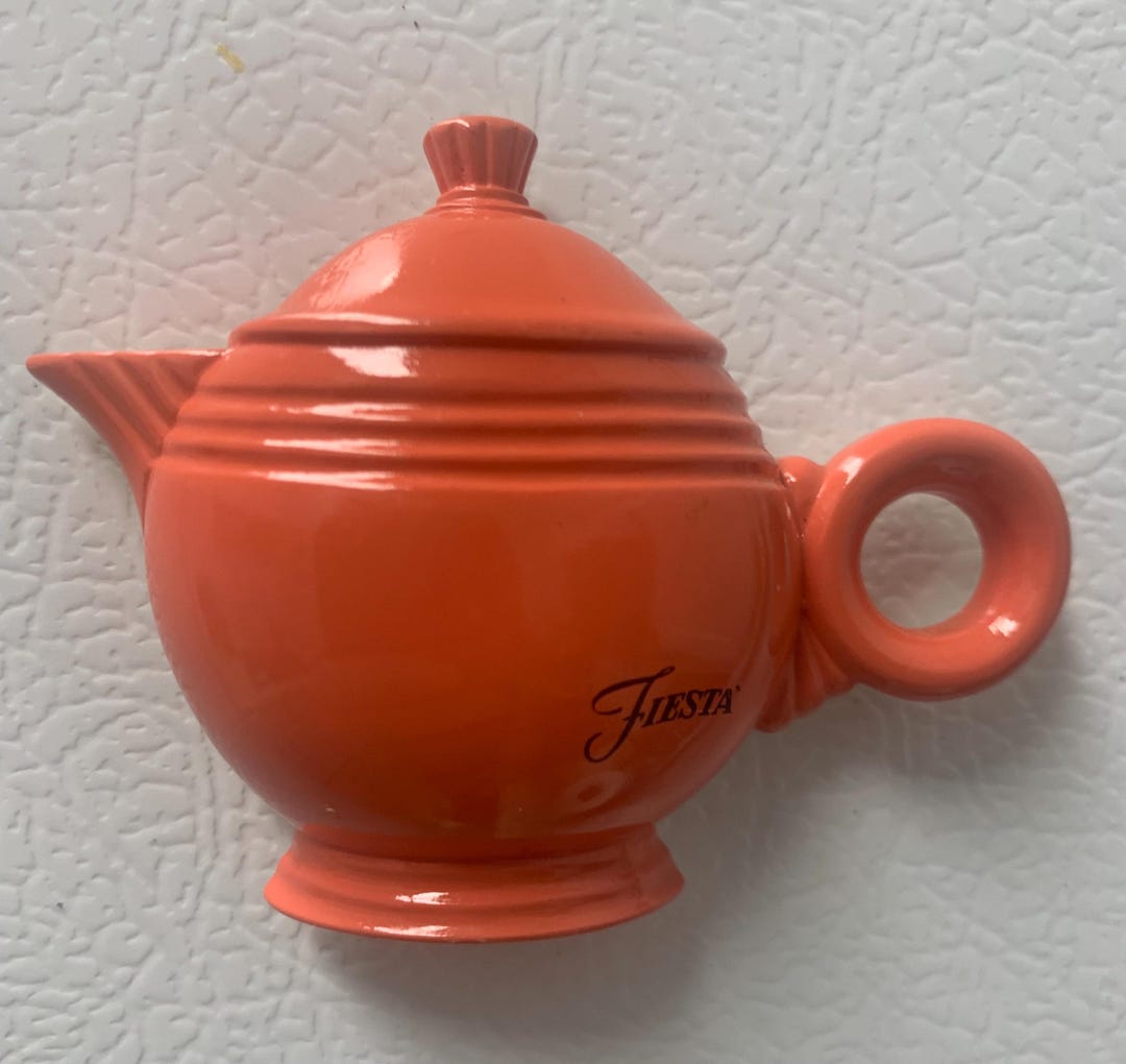 Fiestaware Refrigerator Magnets Paprika Tea Pot Ceramic. Genuine Fiesta ...
