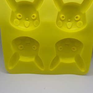 Pokémon Pikachu Silicone Mold/pokemon Pikachu Silicone Mold/pikachu ...
