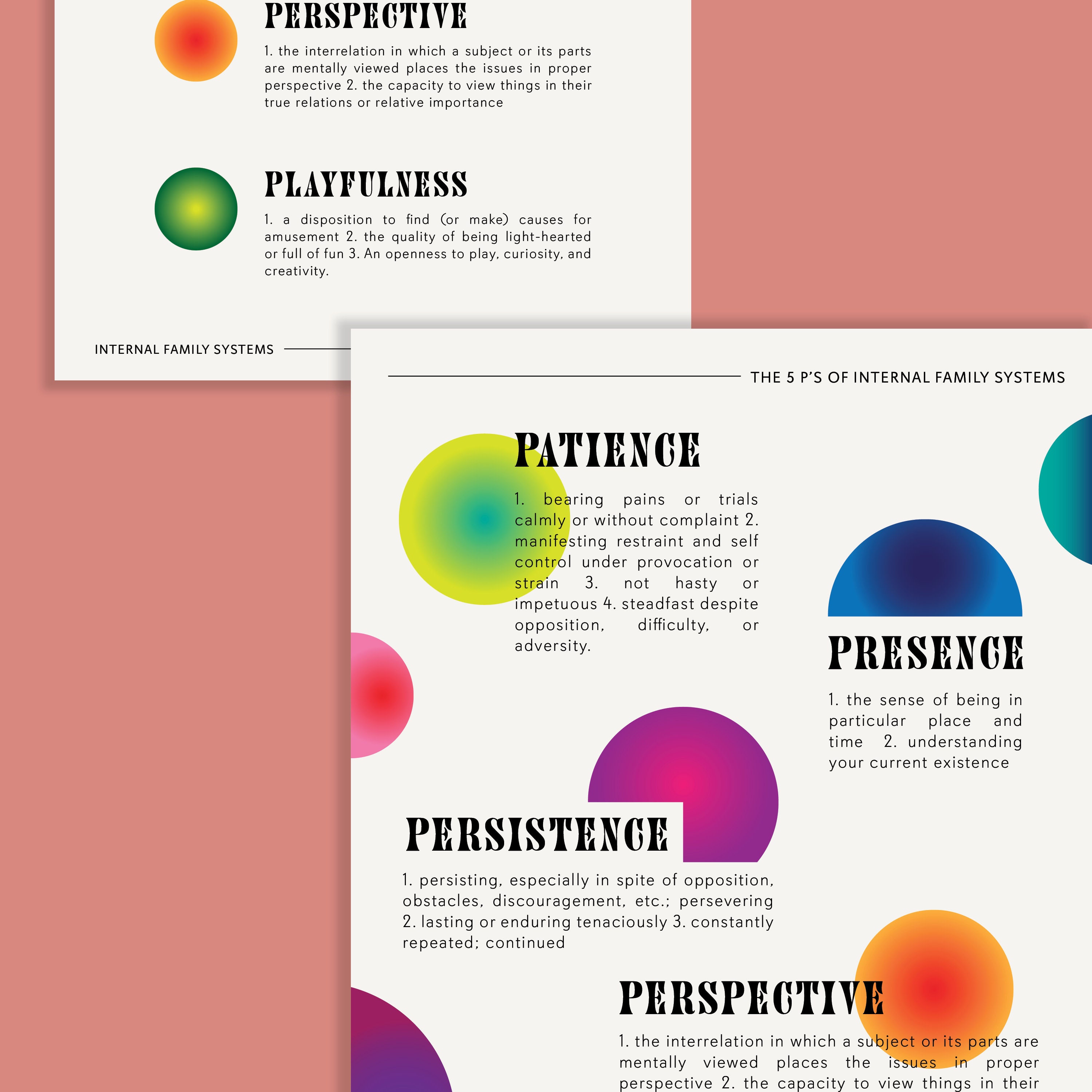 IFS 5 P's of Self Leadership (2) Printable Digital Downloads - Etsy