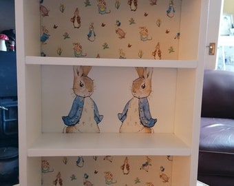 Wooden Shelf Display Unit Shelves Made Using Peter Rabbit | Etsy UK