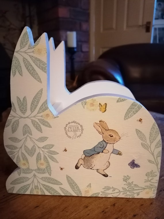 Wooden Peter Rabbit Storage Box Bunny Nursery Bedroom - Etsy UK