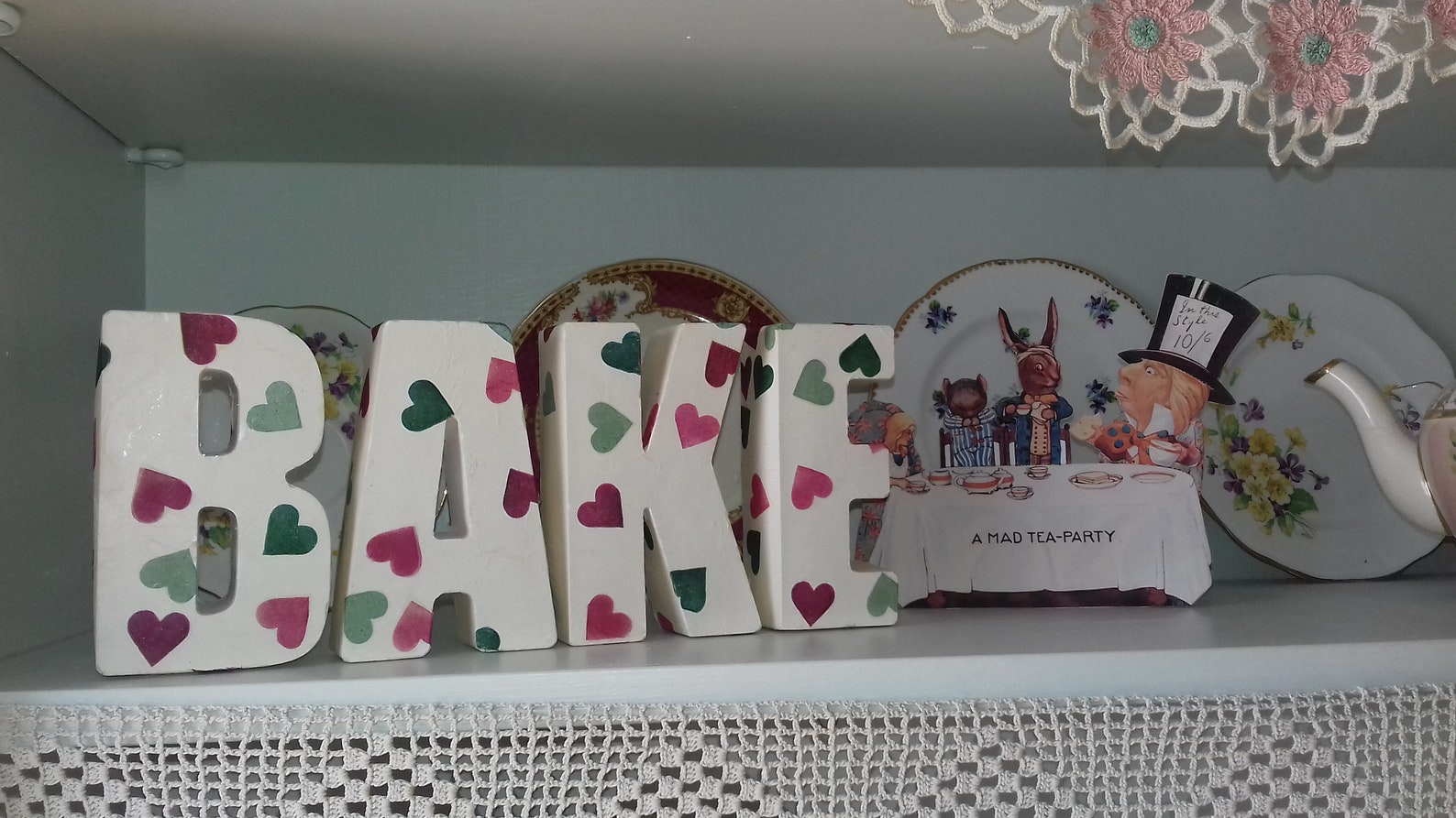 Freestanding BAKE Letters Made Using Emma Bridgewater New - Etsy