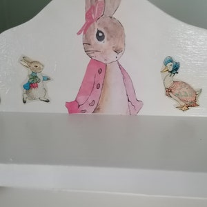 Wooden Bookcase Shelf Storage Unit Freestanding Beatrix Potter Flopsy ...