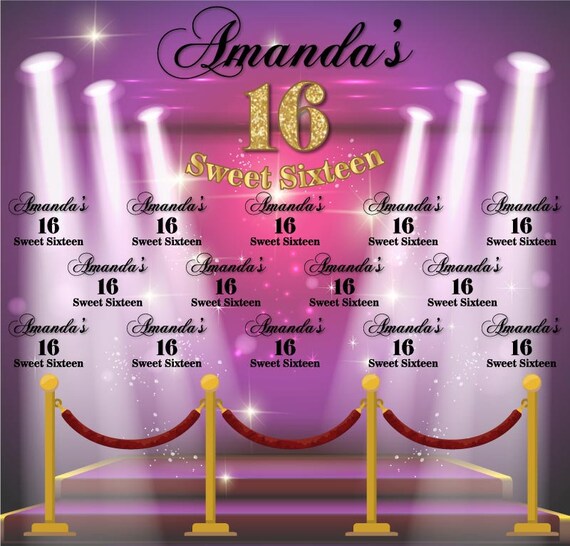 Award Stage Step and Repeat Backdrop Banner Event Party | Etsy