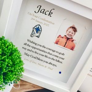 Personalised Girl Confirmation Photo Frame • Confirmation Picture ...