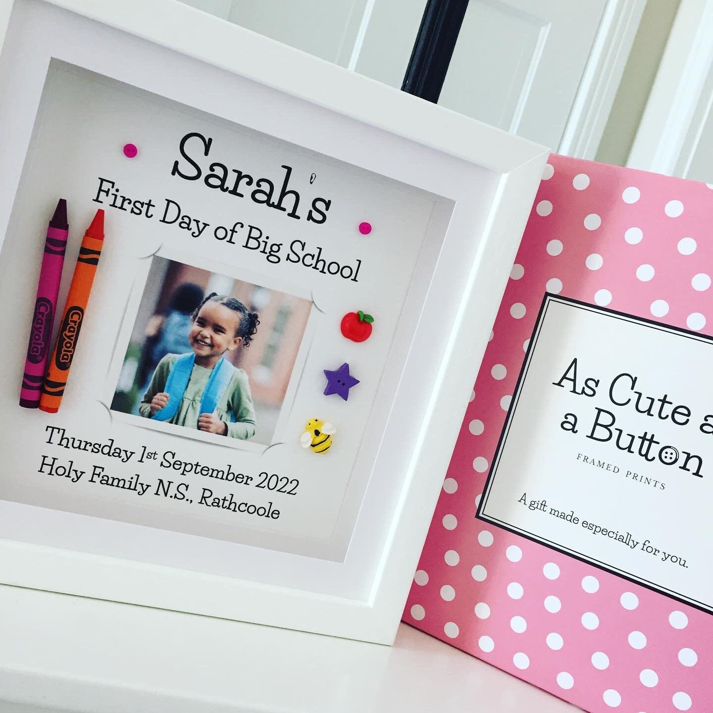 First Day of School Photo Frame Personalised Picture Frame Childs New ...