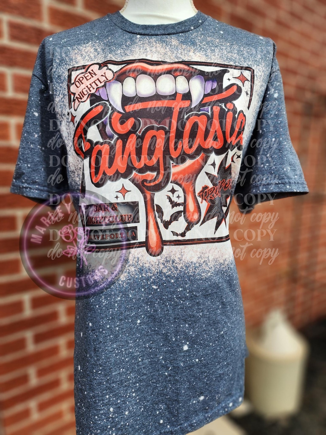 Vampire Bar, Fangtasia Shirt, Louisiana Nightlife, Bleached Vamp Tee ...