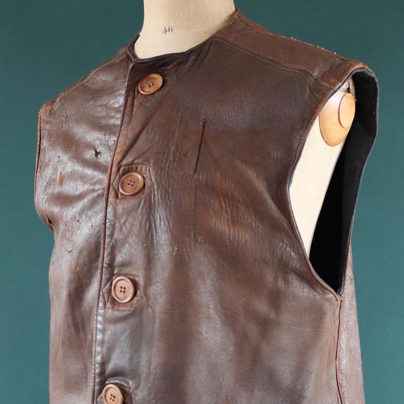 Leather Jerkin - Etsy