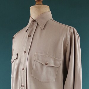 1950s Vintage Gabardine Shirt - Etsy 1950s Vintage Gabardine Shirt - Etsy