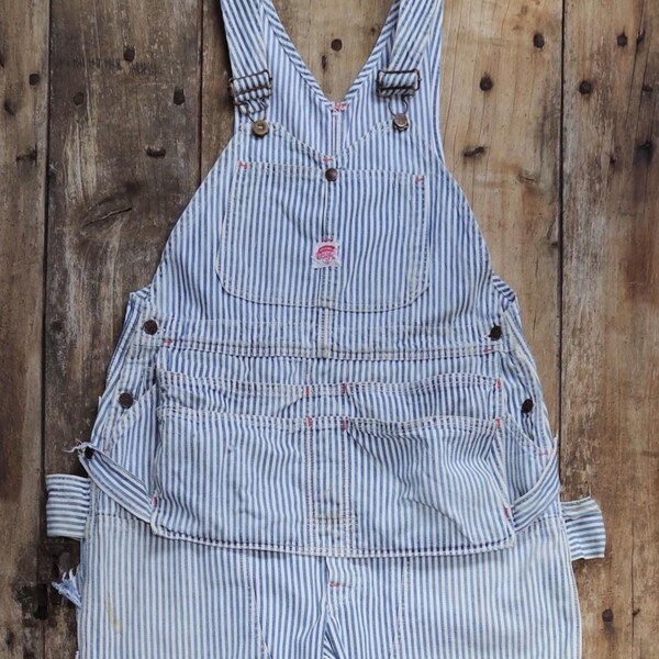 Striped Overalls - Etsy