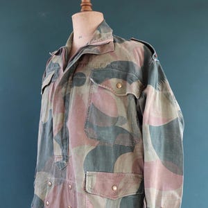 Vintage 1950s Belgian Paratrooper Smock - Military Anorak - Moon and ...