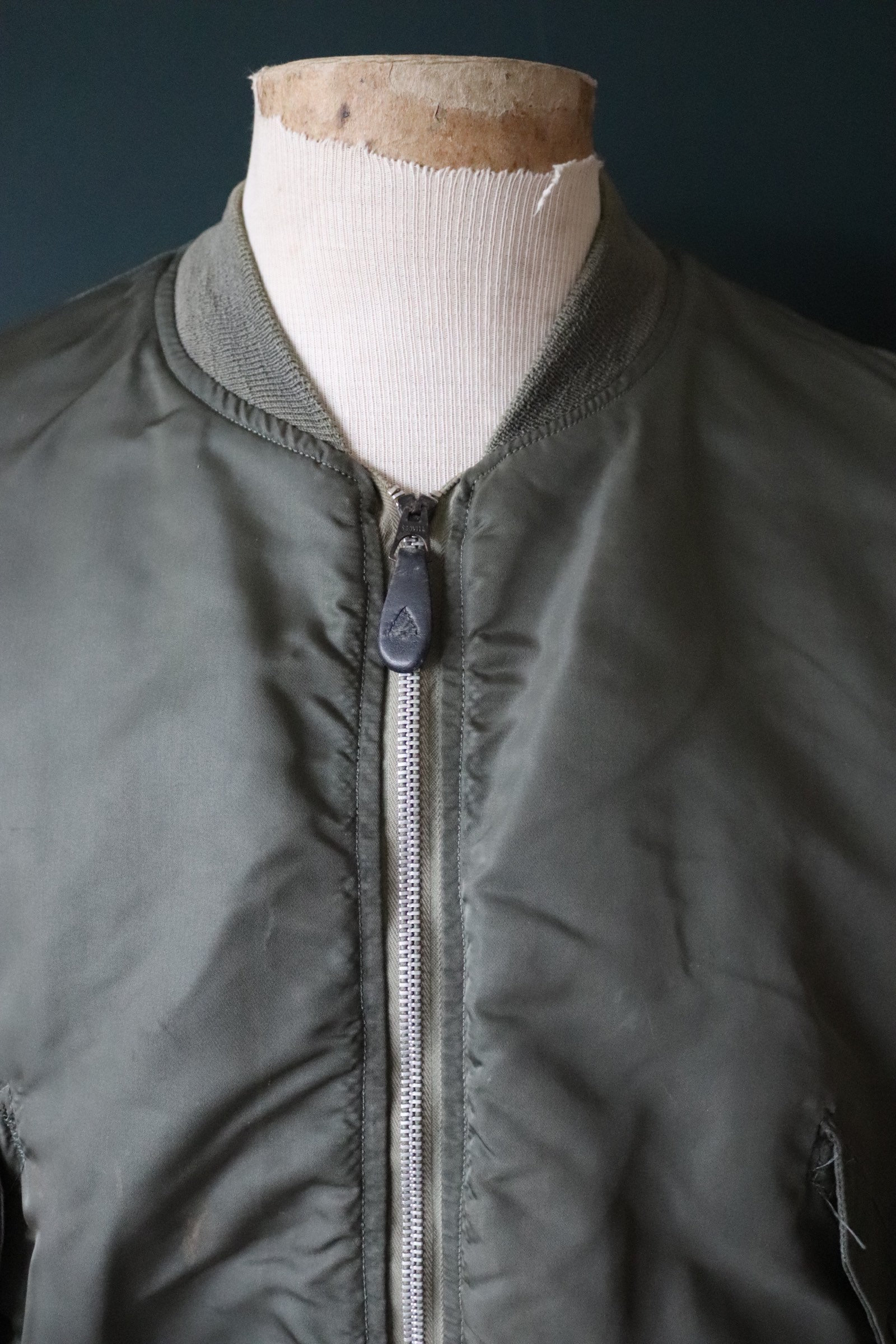 Vintage 1970s 70s USAF US air force L-2B L2B flight light zone jacket ...