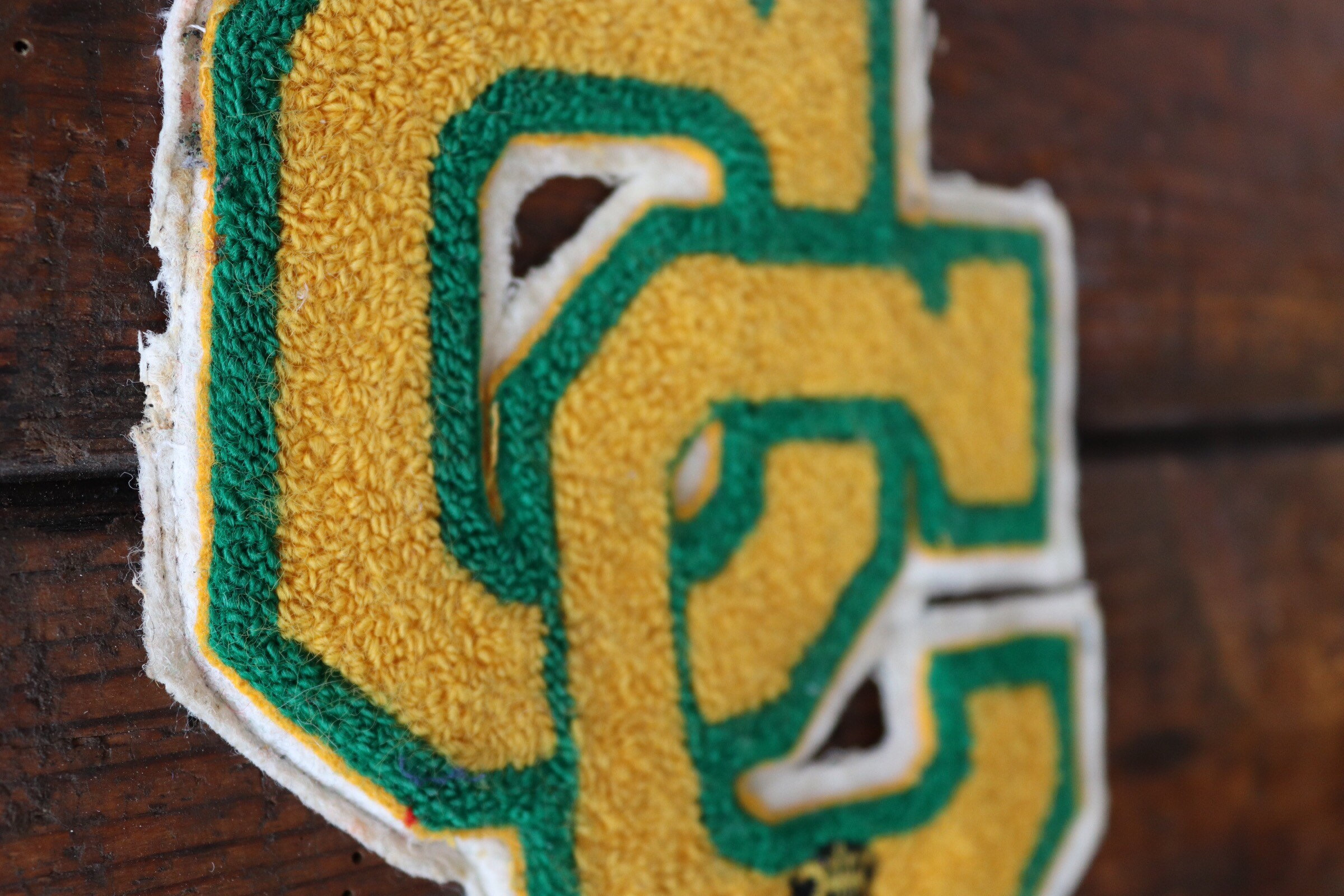Vintage chenille patch Letterman sports american high school college ...