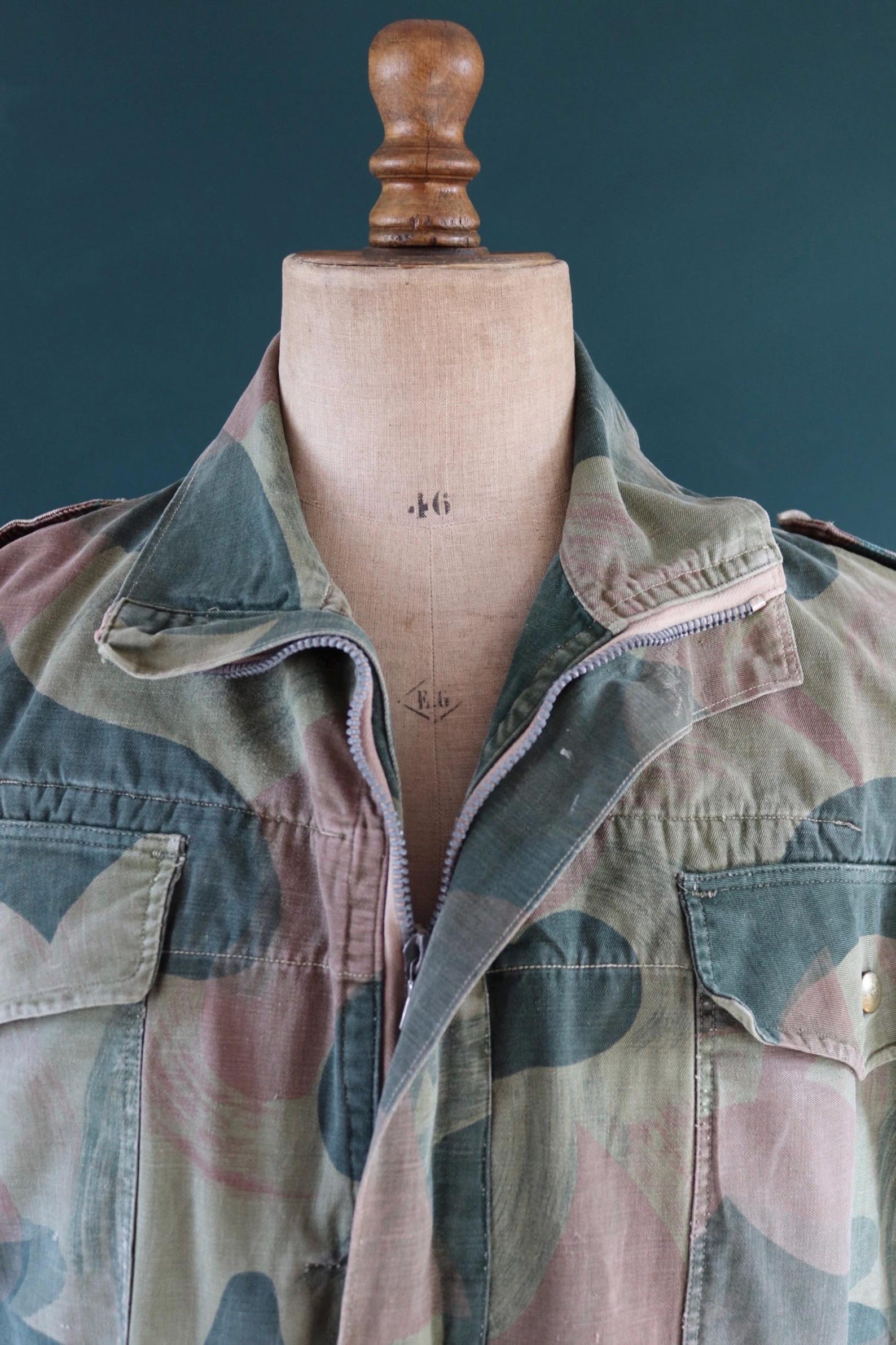 Vintage 1950s Belgian Paratrooper Smock - Military Anorak - Moon and ...