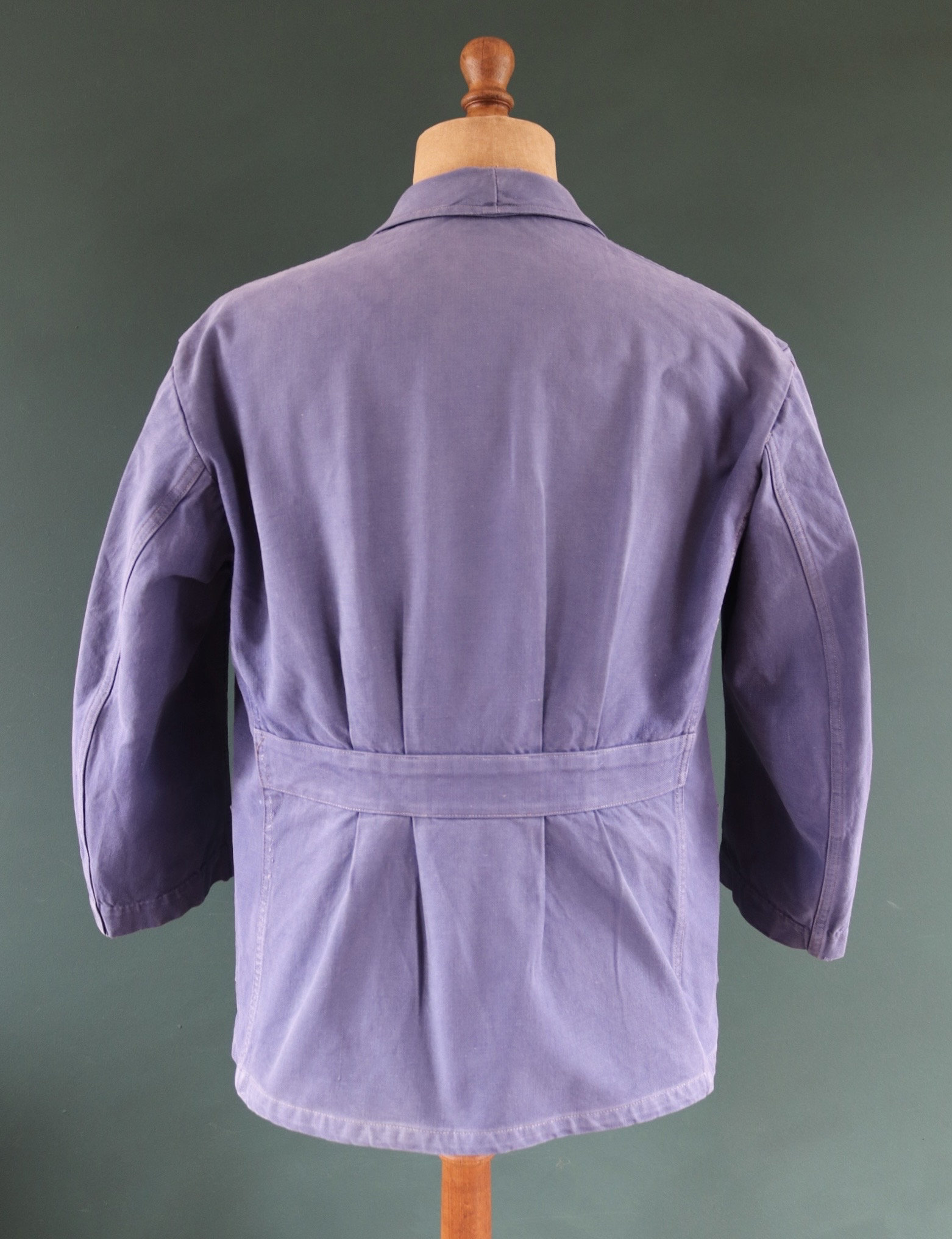 Vintage 1950s 50s 1960s 60s French blue work jacket workwear Vintage 1950s 50s 1960s 60s French blue work jacket workwear
