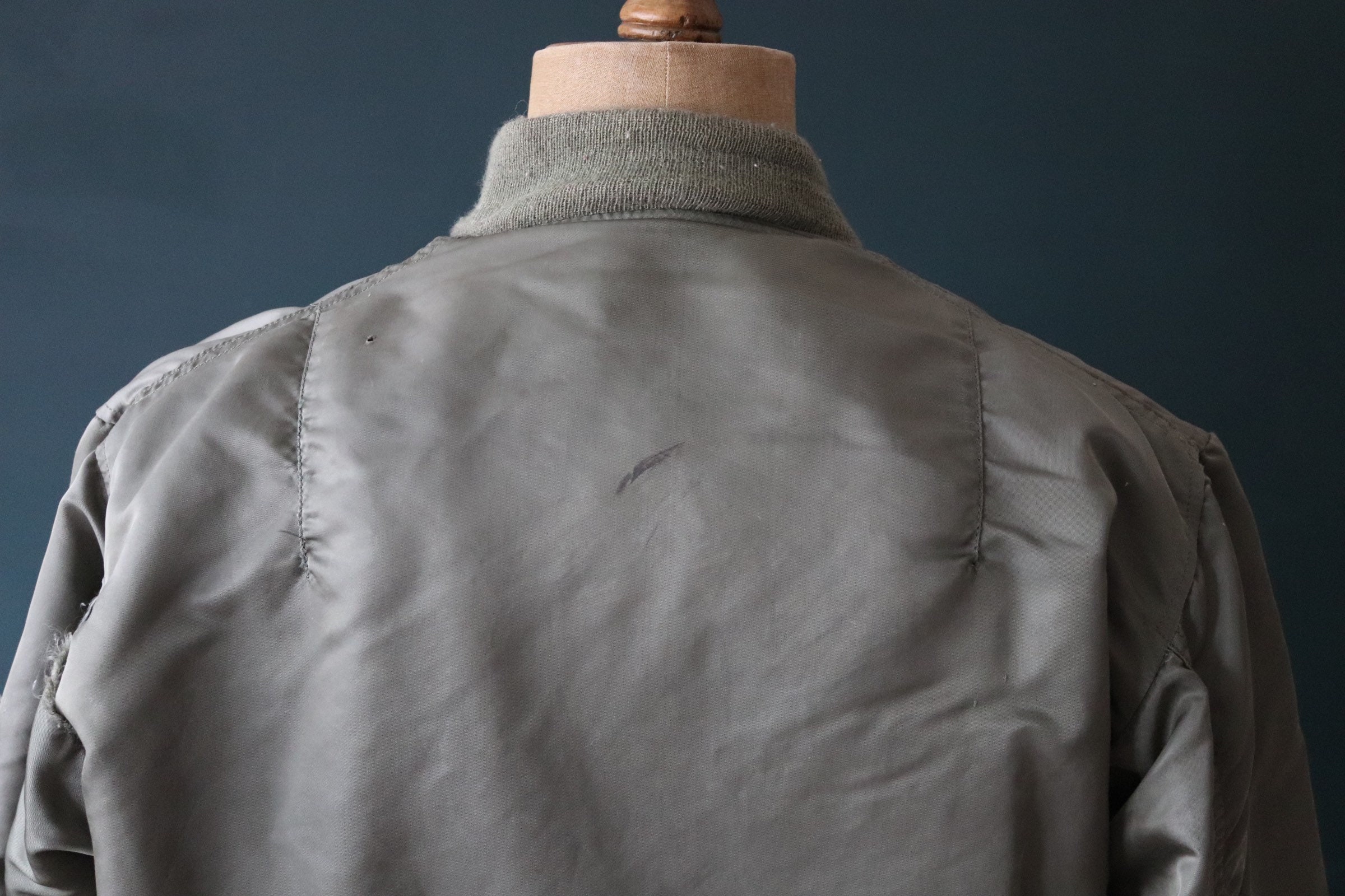 Vintage 1970s 70s USAF US air force L-2B L2B flight light zone jacket ...